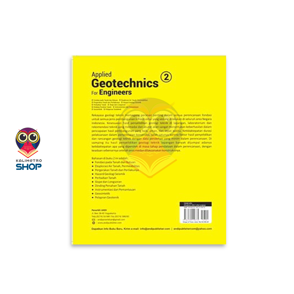 Applied Geotechnics For Engineers Ed. 2 – Paulus Kurniawan & M. Basuki Hadimuljono – Andi ...