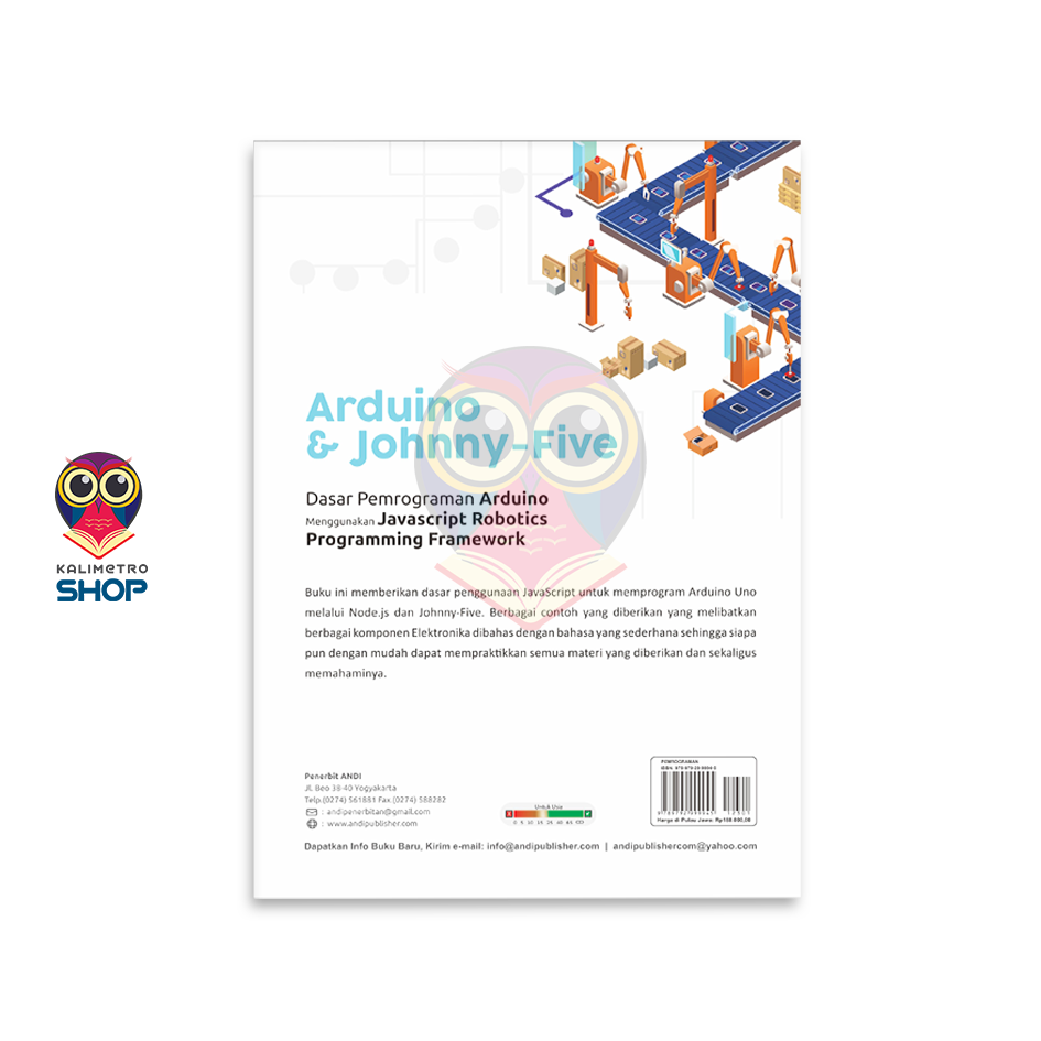 Arduino Dan Johnny-Five – Abdul Kadir – Andi Publisher | Kalimetroshop